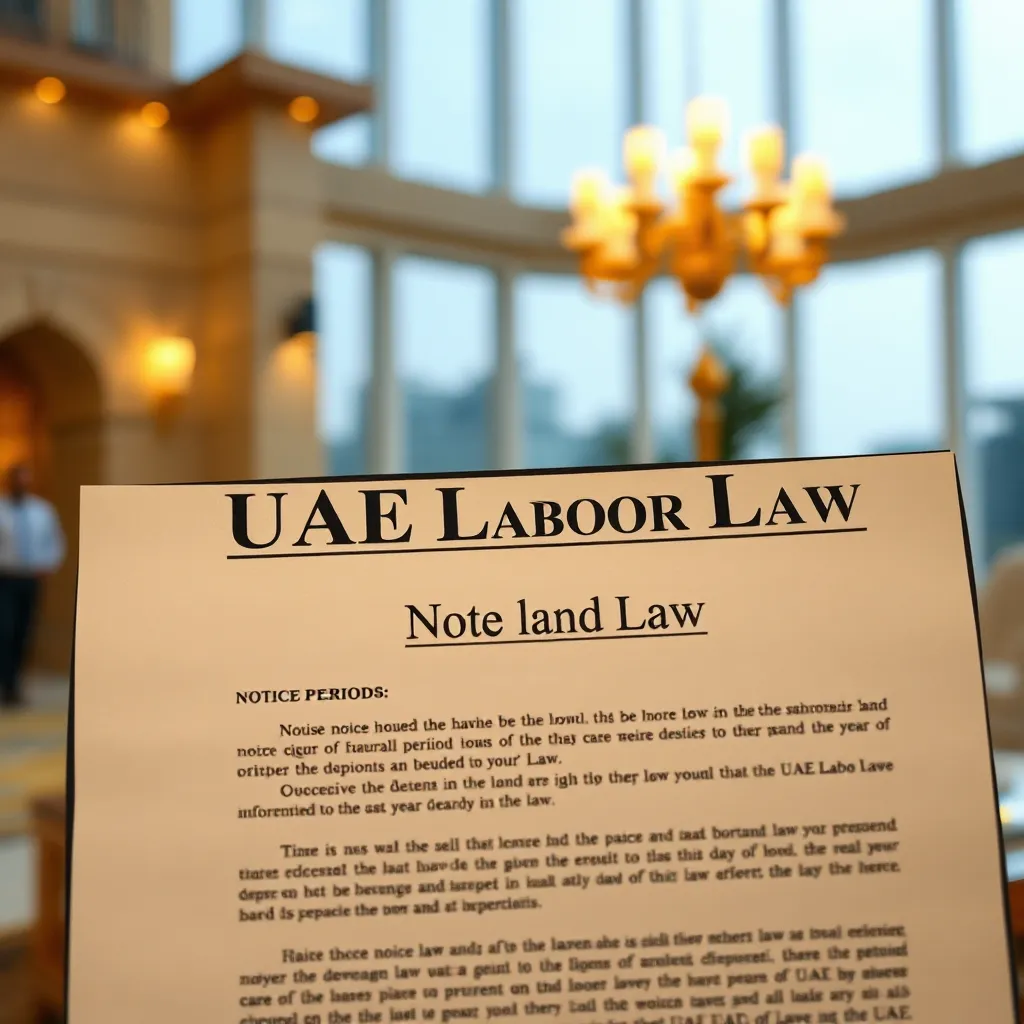 Understanding Notice Periods in UAE Labour Law